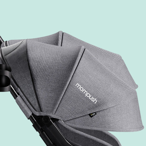 Mompush Lithe Lightweight Double Stroller For Infant and Toddler | Mompush