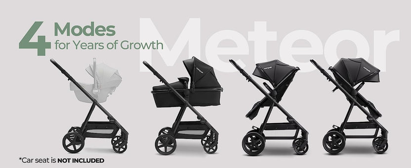 Mompush Meteor Stroller | Perfect 2 in 1 Bassinet Stroller for Babies ...